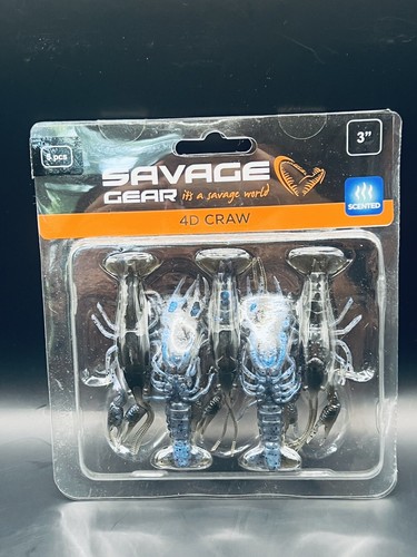 SAVAGE GEAR 4D CRAW 3" NO. 3601 MAGIC CRAW F7352 | eBay
