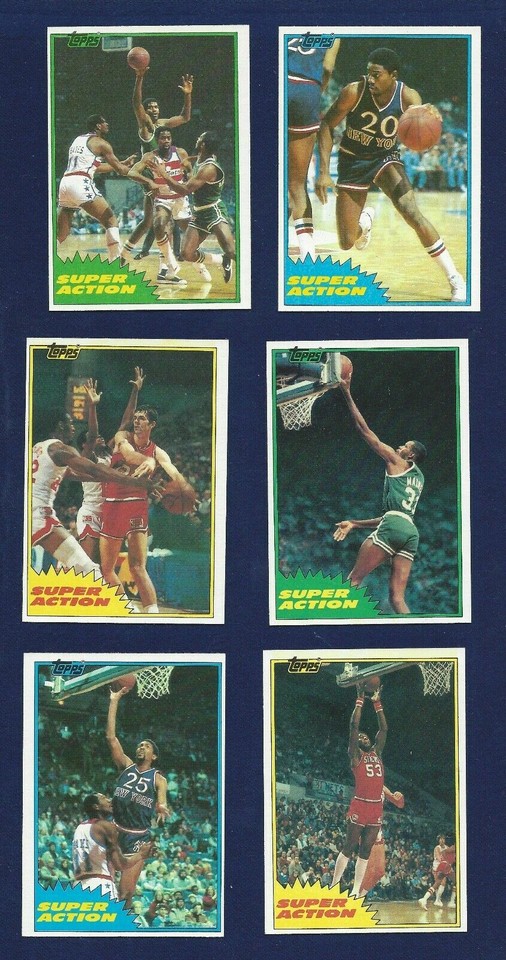 1981 TOPPS BASKETBALL EAST NEAR COMPLETE SET 41/44 PACK FRESH CARDS | eBay