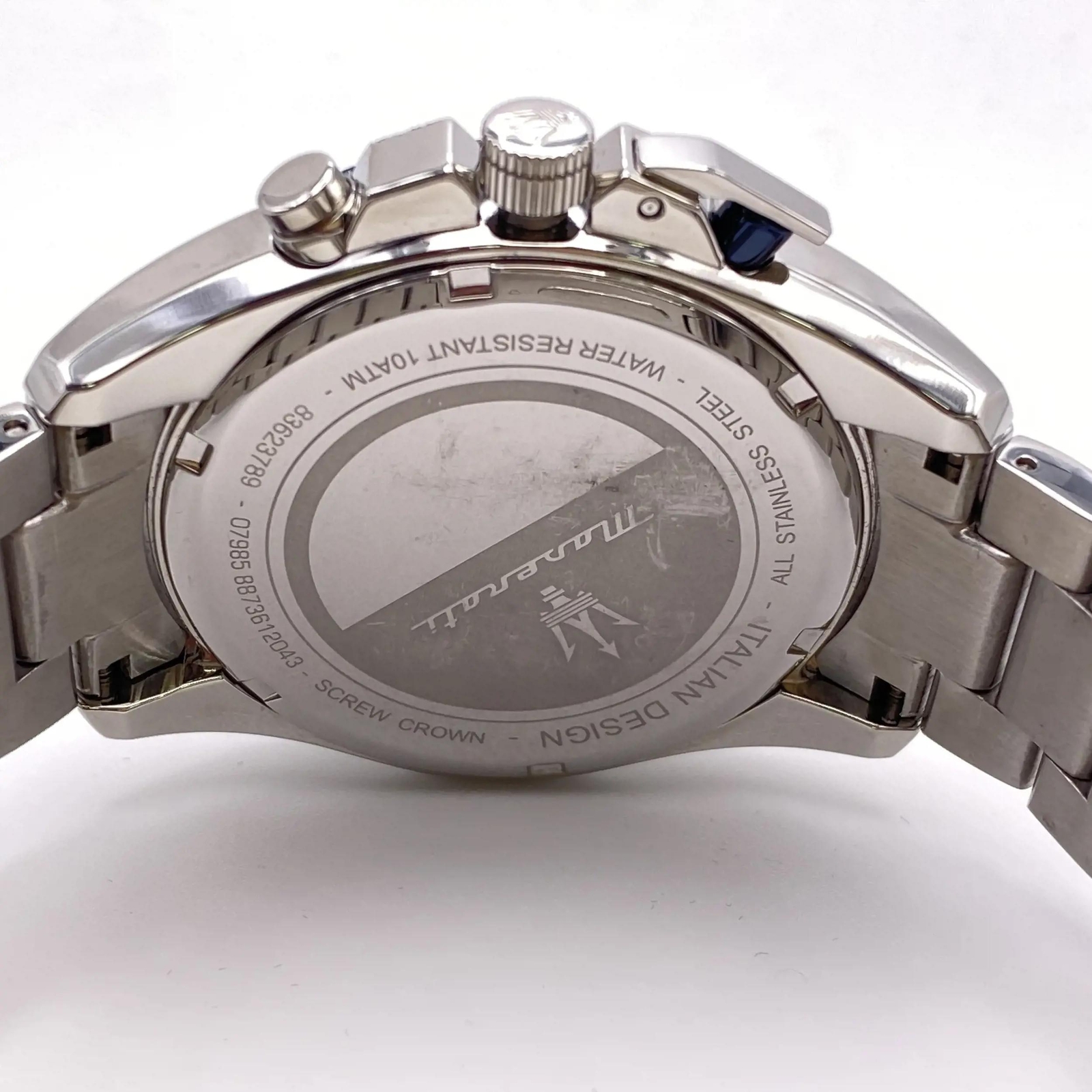 Maserati Traguardo 45mm Stainless Steel Blue Dial Quartz Mens Watch ...