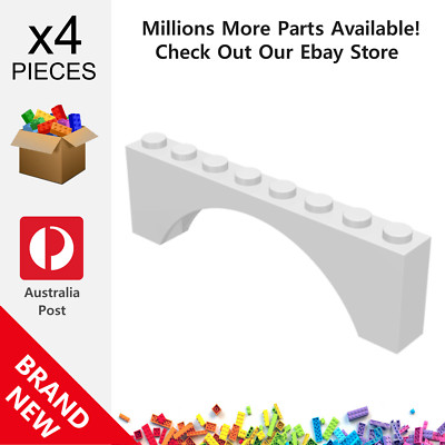 4x Genuine LEGO™ White Arch 1 x 8 x 2 3308 330801 4160736 New | eBay ...