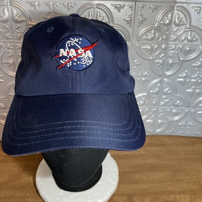 NASA Breathable Blue Hat Cap Embroidered Logo Patch American Needle | eBay