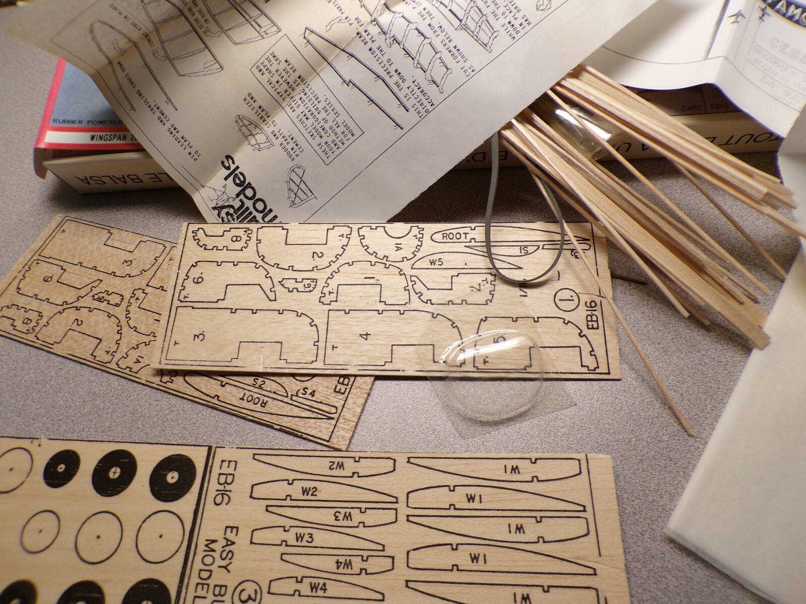 FAMOUS FLYING MODELS BALSA KITS FREEFLIGHT/RC BULK of FOUR 1 PRICE | eBay