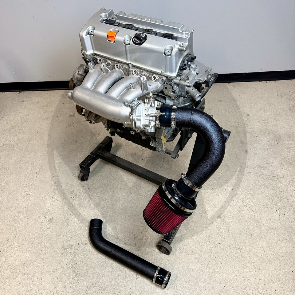 Skunk2 Filter 3" Wrinkle Black Air Intake for Honda K Swap EG EK K20 ...