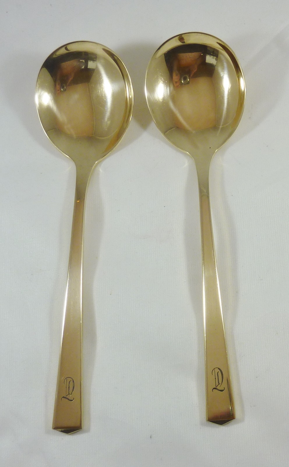 Vintage Dirigold Dirilyte Goldware Empress Flatware Silverware Gumbo ...