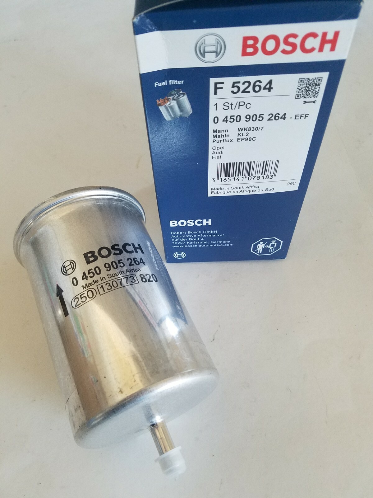 Bosch OE Fuel Filter - Alfa Romeo Spider Milano GTV6 - BMW - Mercedes ...