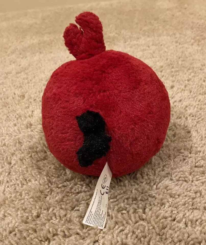 Angry Birds Plush Red Bird Toy Stuffed Animal 5" Commonwealth. | eBay