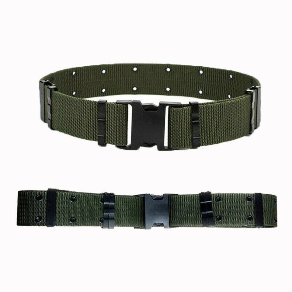 Mens Tactical Military Nylon Webbing Belt Pistol Duty ALICE Marine ...