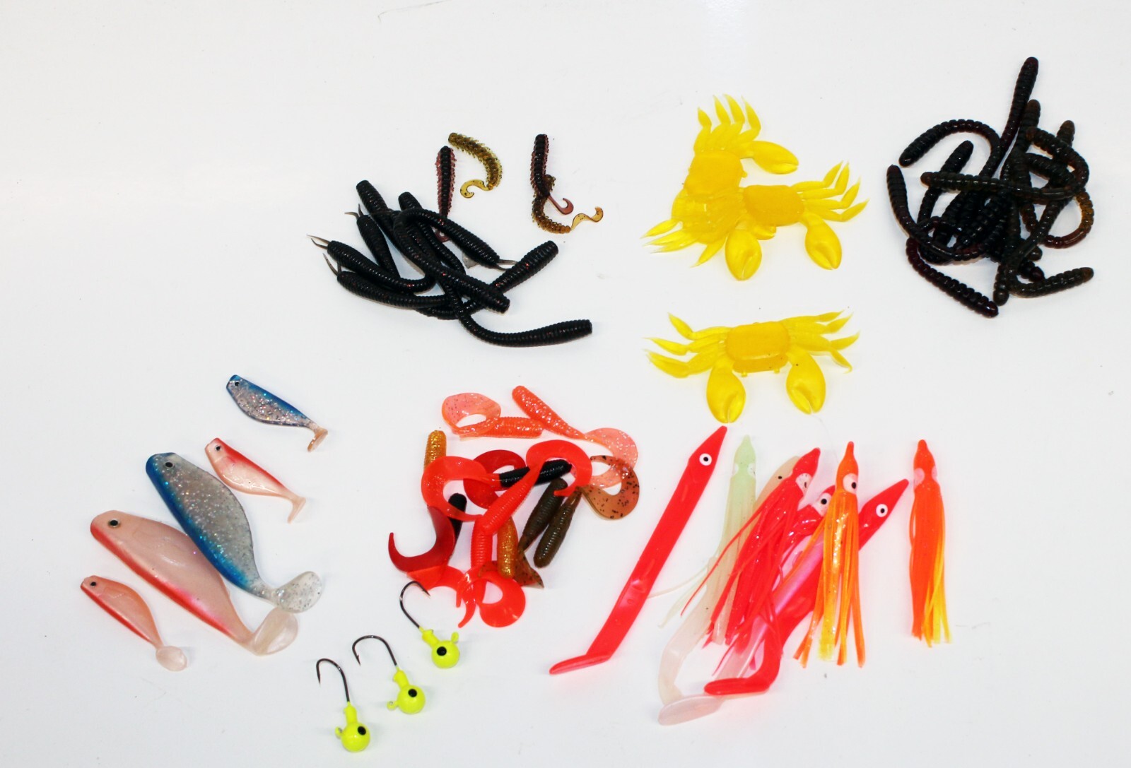 Sea Bait Pack 50 Soft Assorted Baits and Lures POST FREE £4.99 | eBay UK