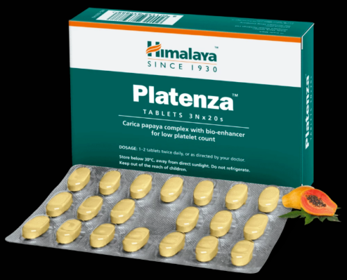 Himalaya Herbals PLATENZA Tab Helps To Treat Malaria And Dengue Free ...