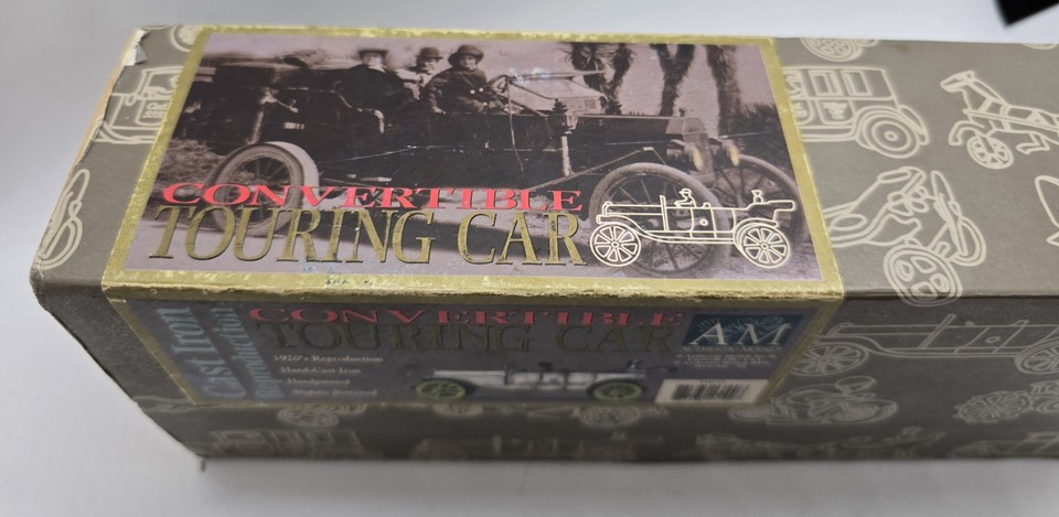 VINTAGE AM CAST IRON Reproduction Convertible Touring Car Authentic ...