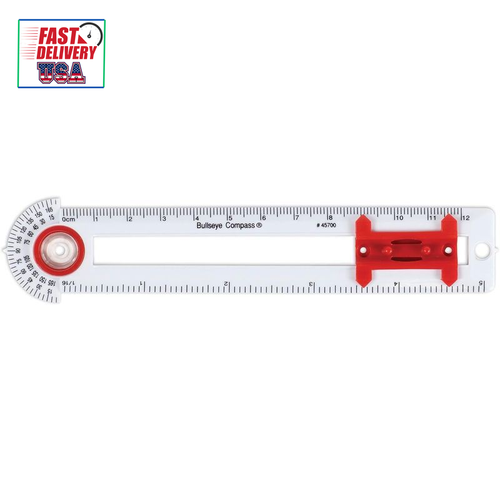 Learning Resources SAFE-T Bullseye Compass, Ruler, Protractor, Early ...