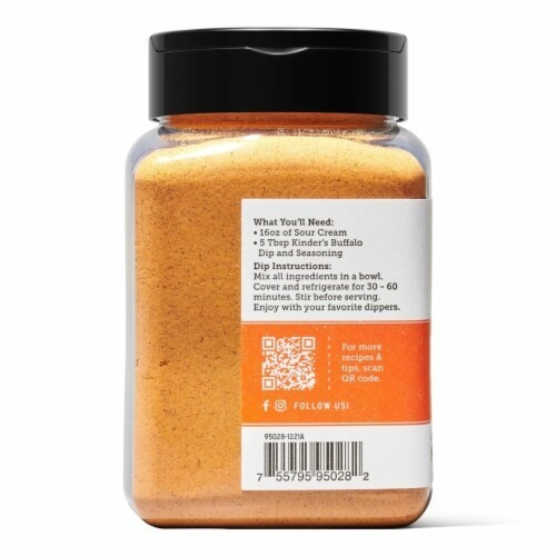 Kinder's Buffalo Dip & Seasoning with real blue cheese 10.6 oz Premium ...