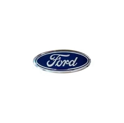 FORD BLUE OVAL EMBLEM METAL SMALL BADGE DASH STEERING WHEEL CENTER ...
