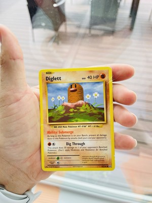 Pokemon Card Diglett WOTC Base Set Common 47/102 HSC1 | eBay