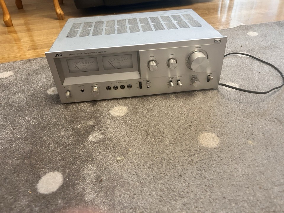 JVC JA-S55 Integrated Amplifier * Vintage * VU Meters * 60W * See Video ...