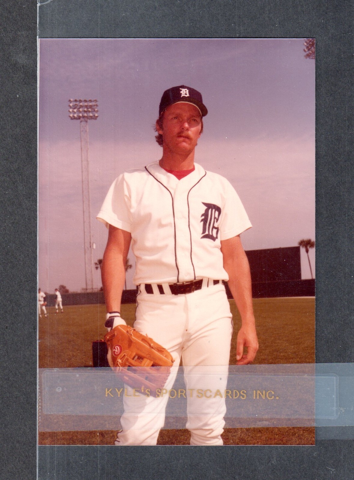 Tim Corcoran TIGERS UNSIGNED 3-3/8 x 5 COLOR ORIGINAL SNAPSHOT PHOTO #2 ...