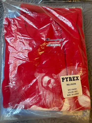 VINTAGE BRAND NEW SEALED PYREX VISION BY VIRGIL ABLOH RED RELIGION T ...