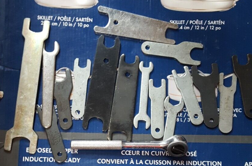 Blackhawk Tools 1/4" Drive Ratchet - GW-9945A With 16 Air Tool Wrenches ...