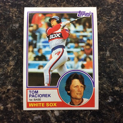 1983 Topps #72 Tom Paciorek Chicago White Sox | eBay