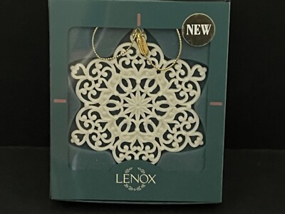 PERFECT LENOX 1998 LENOX SNOW FANTASIES SNOWFLAKE ORNAMENT | eBay