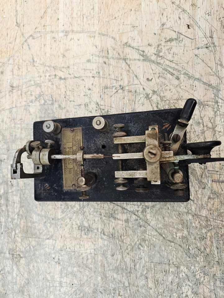 1916 Vibroplex Original Semi-Automatic Telegraph Key Bug Morse Code Telegraph | eBay