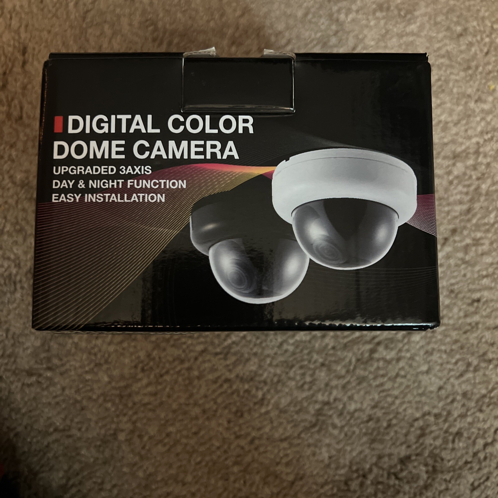 Digital Color Dome Camera: Upgraded 3 Axis, Day & Night Function ...