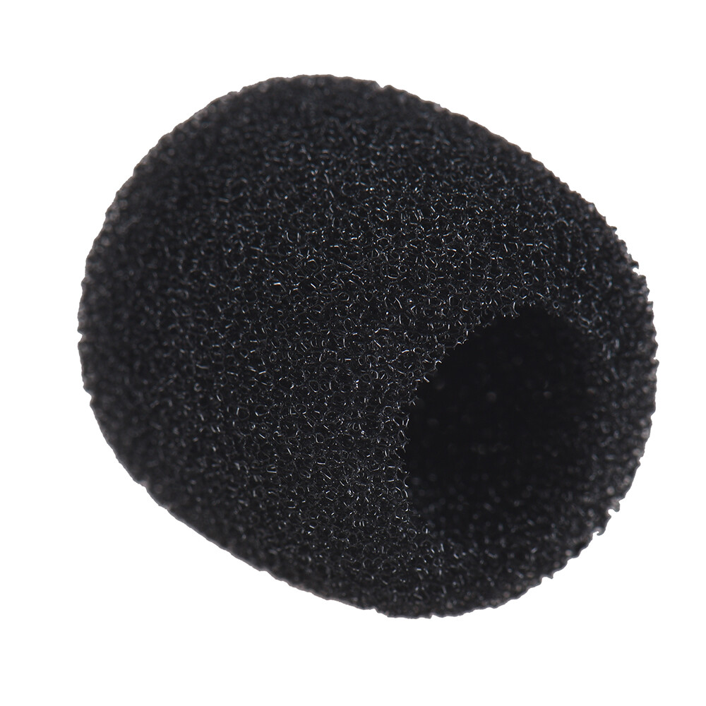 10pcs Headset Microphone Windscreen Mic Foam Cover Black T1W1 | eBay