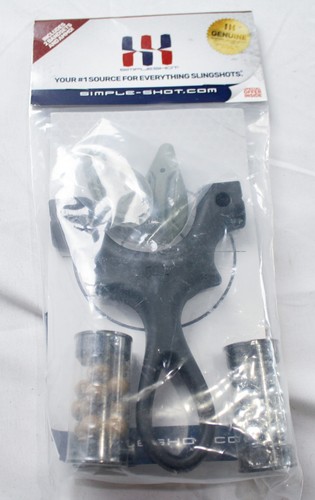 Simple-Shot Adult Slingshot, Universal FlipClipX, & Ammo Set CL8 Black ...