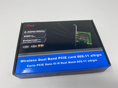 Rosewill RNWD-N9003PCE 450MBPS 2.4GHz+5GHz Wireless N Dual Band PCI-e ...
