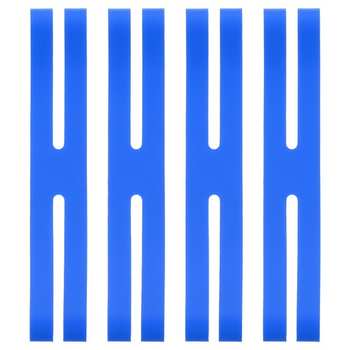 6 Inch H Band Silicone Rubber Bands, 5 Pcs Silicone Bands, Dark Blue ...