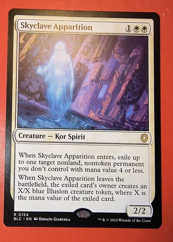 MTG, MAGIC: SKYCLAVE APPARITION, 0154, BLC, REGULAR, RARE, NM ...