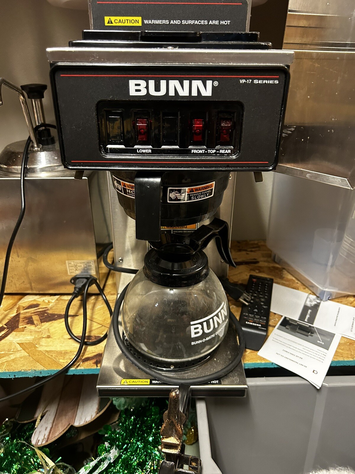 *Open Box* Bunn 13300.0001 VP17-1 Pourover Coffee Maker - Stainless ...