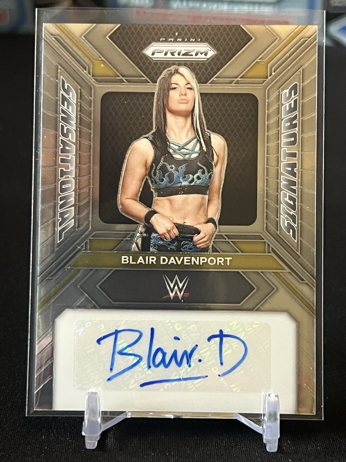 Blair Davenport 2024 WWE Prizm Sensational Signatures Auto NXT ...