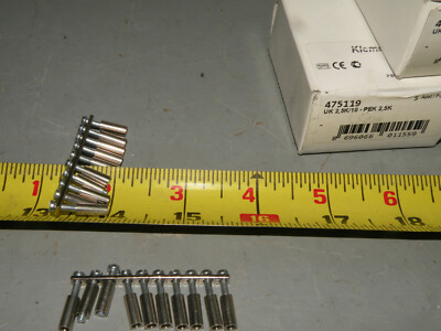 Box of (5) Klemsan 475119 UK 2,5K/10 - PEK 2,5K Terminal Block Cross ...