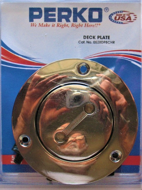 Perko 0528DP8CHR Chrome Plated Bronze Deck Plate Unmarked for sale ...
