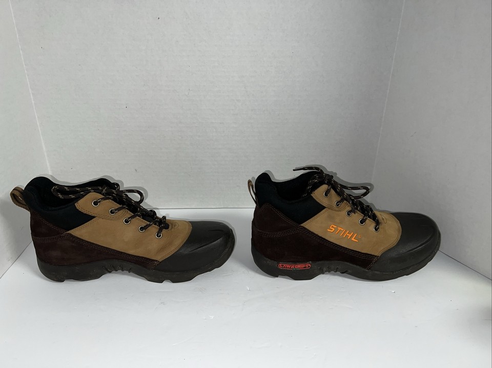 Stihl Lawngrips Steel Toe Landscaping Boots Women’s 11 Lawn Care EUC | eBay
