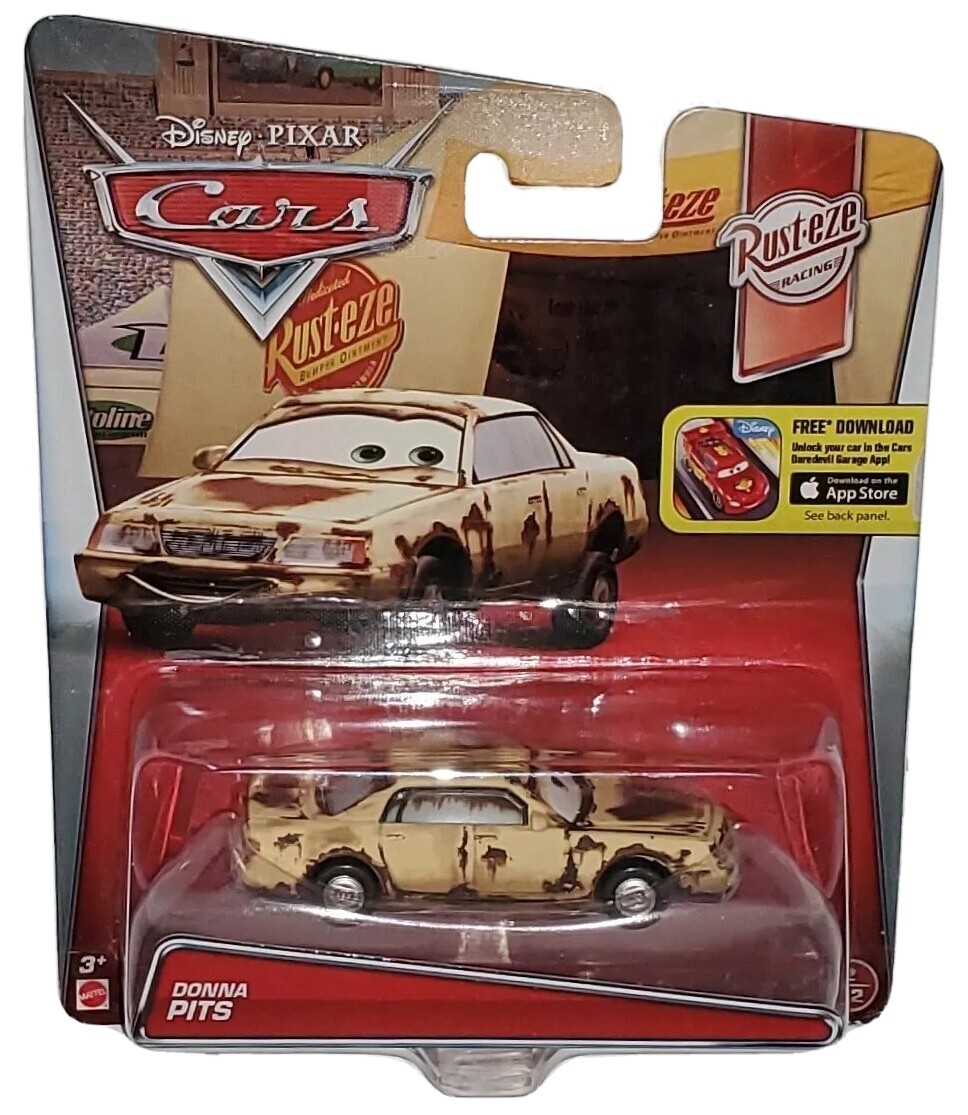 NEW Disney Pixar Cars DONNA PITS Rust Eze Racing
