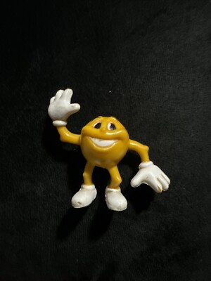 Pac-Man Vintage 1980 Coleco 2.5" PVC Figure Waving Hand Figurine Video ...