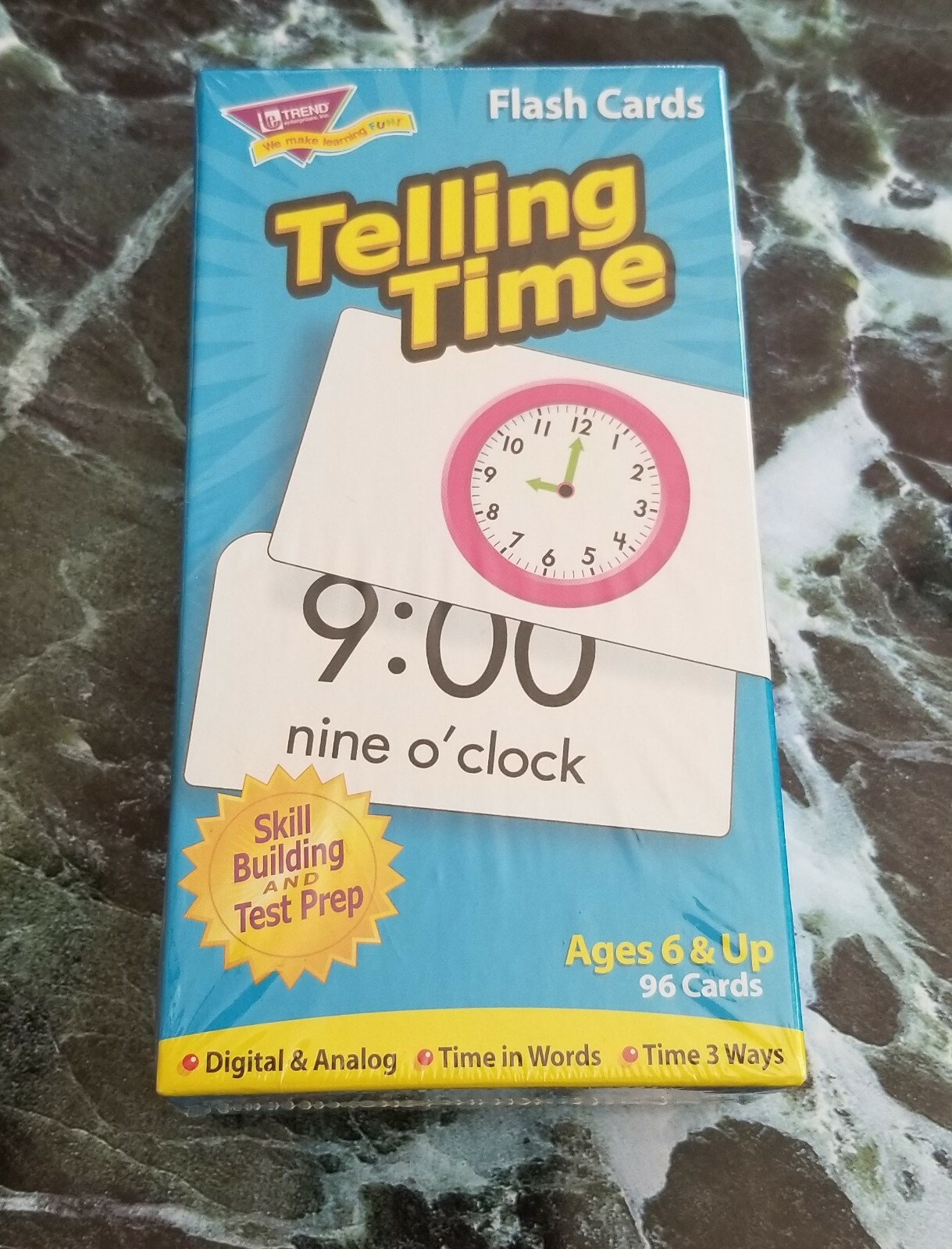 Trend Flash Cards - 90+ Cards Per Box, Money, Time, Add, Subtract ...