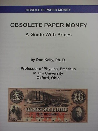 US Obsolete Paper Money a Guide With Prices Illustrated Paperback by ...