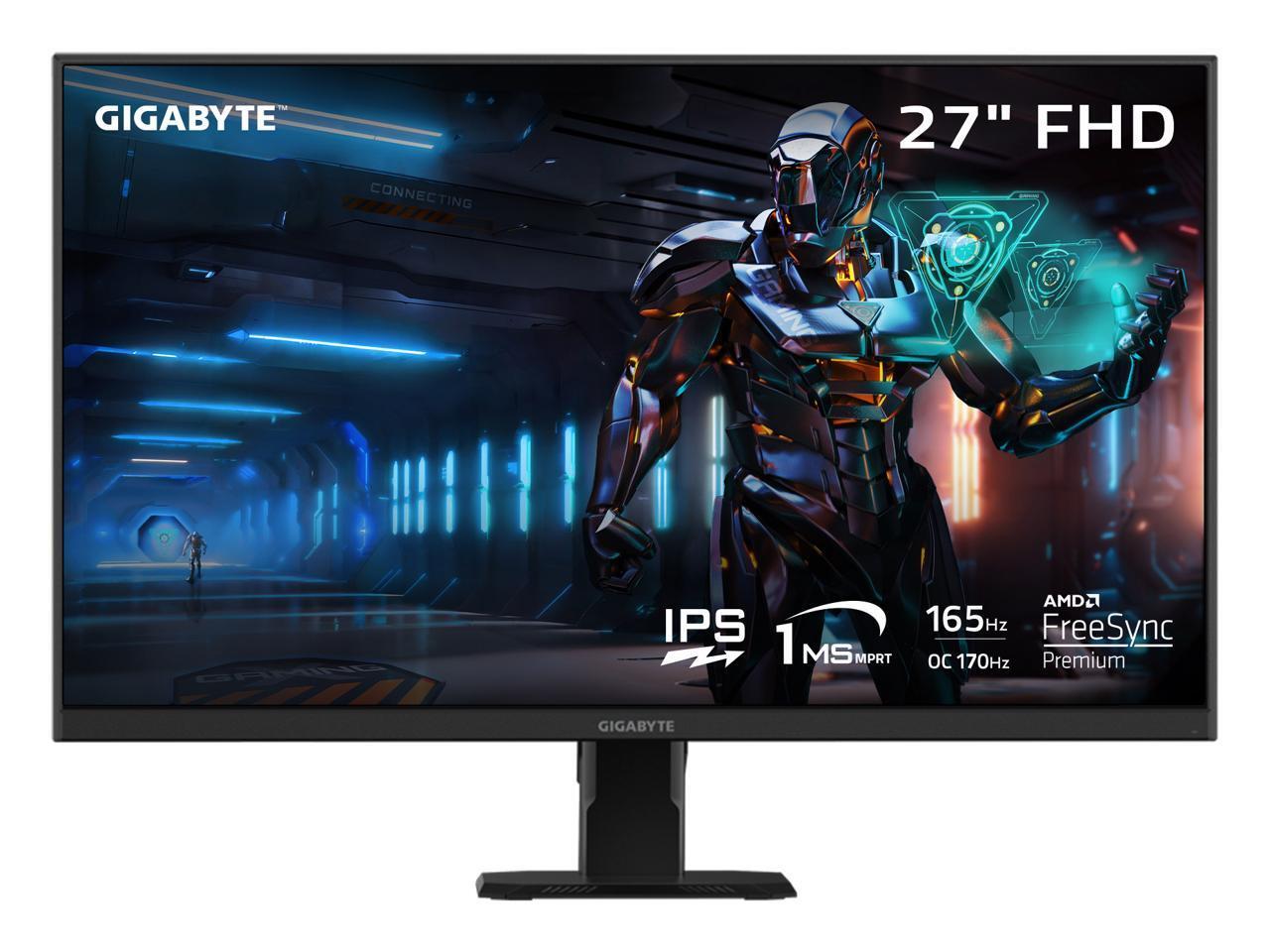 GIGABYTE - GS27F - 27" IPS Gaming Monitor - FHD 1920x1080 - 165Hz/OC ...