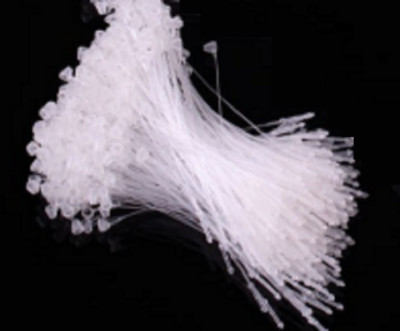 1000 Pcs 3" inch Snap Lock Pin Security Loop Plastic Price Tag Fastener ...