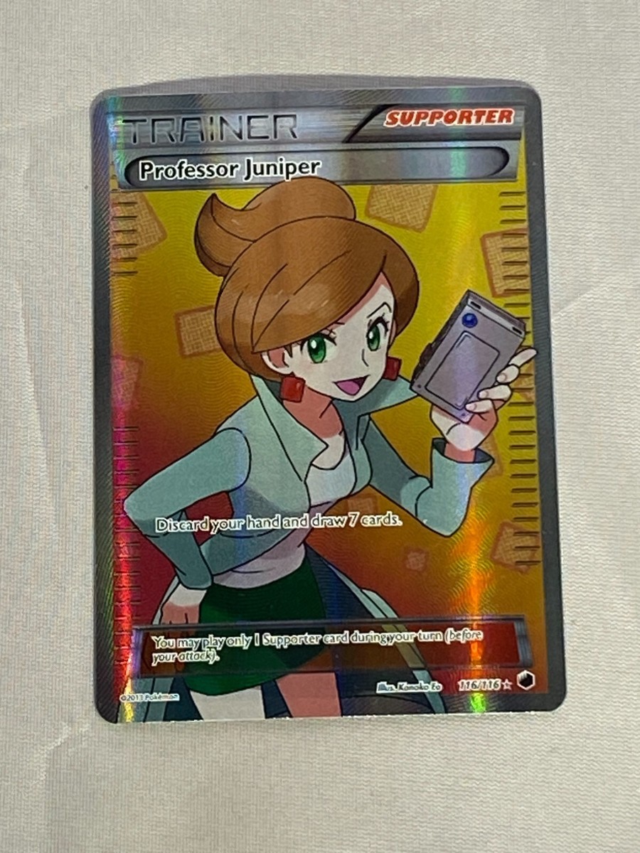 Juniper Pokemon Professor Juniper SR 055/051 BW8 Pokémon Card Game
