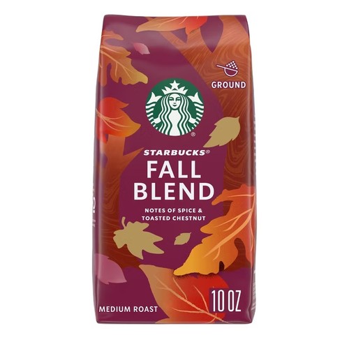 Starbucks Fall Blend Medium Roast Ground Coffee - 10oz | eBay
