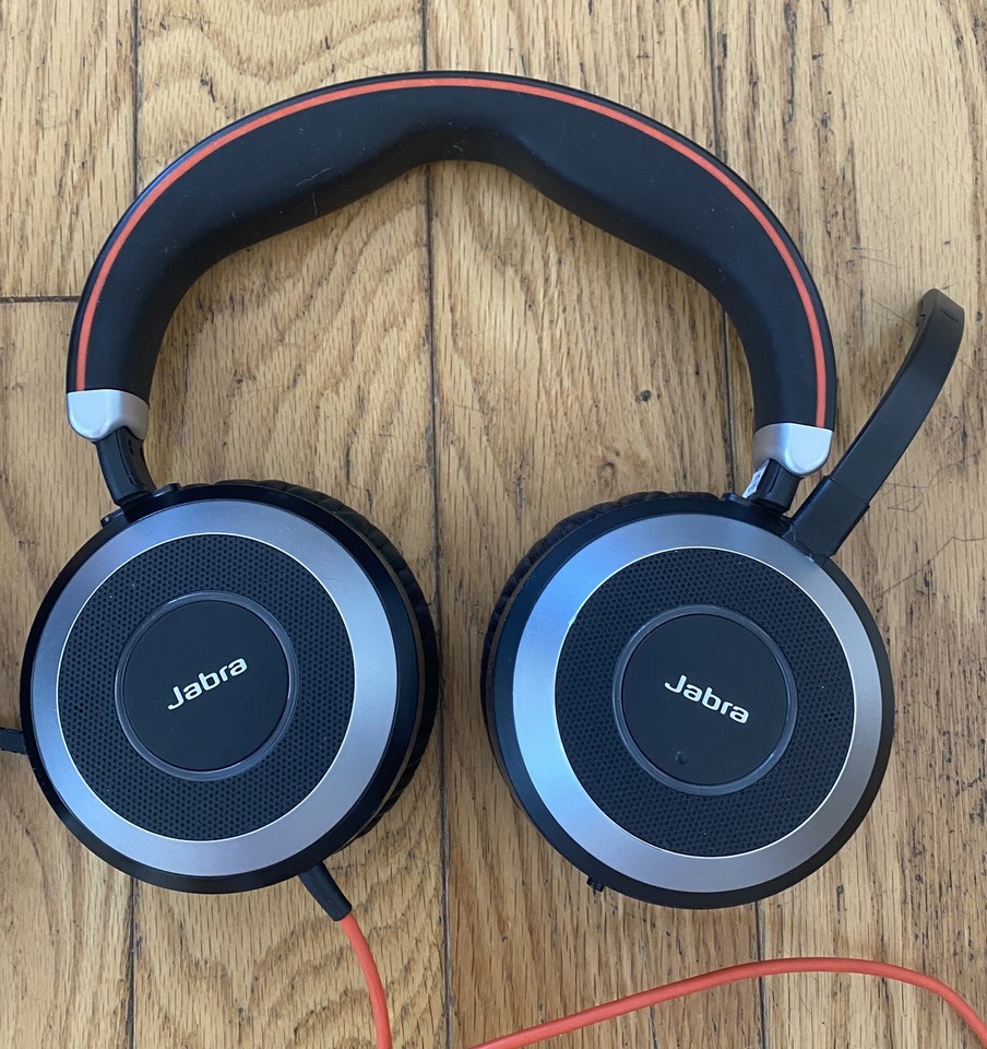 Jabra Evolve 80 HSC019 Professional Wired Headset & ENC010 Controller w ...