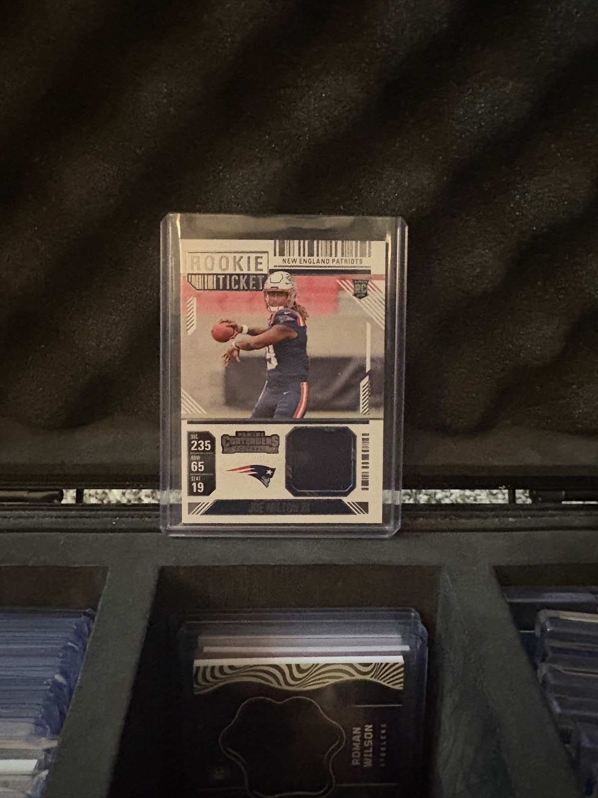 2024 Panini Contenders Joe Milton III Rookie Ticket Patch RC Patriots ...