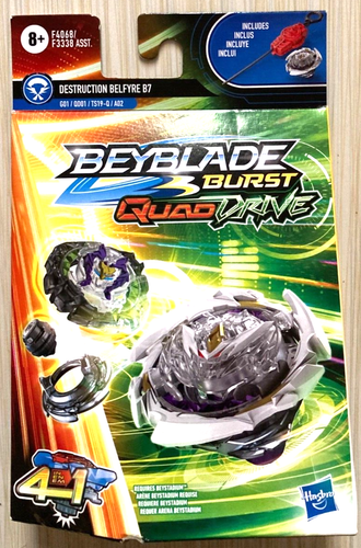 Beyblade Burst QuadDrive Destruction Belfyre B7 Spinning Top Starter ...