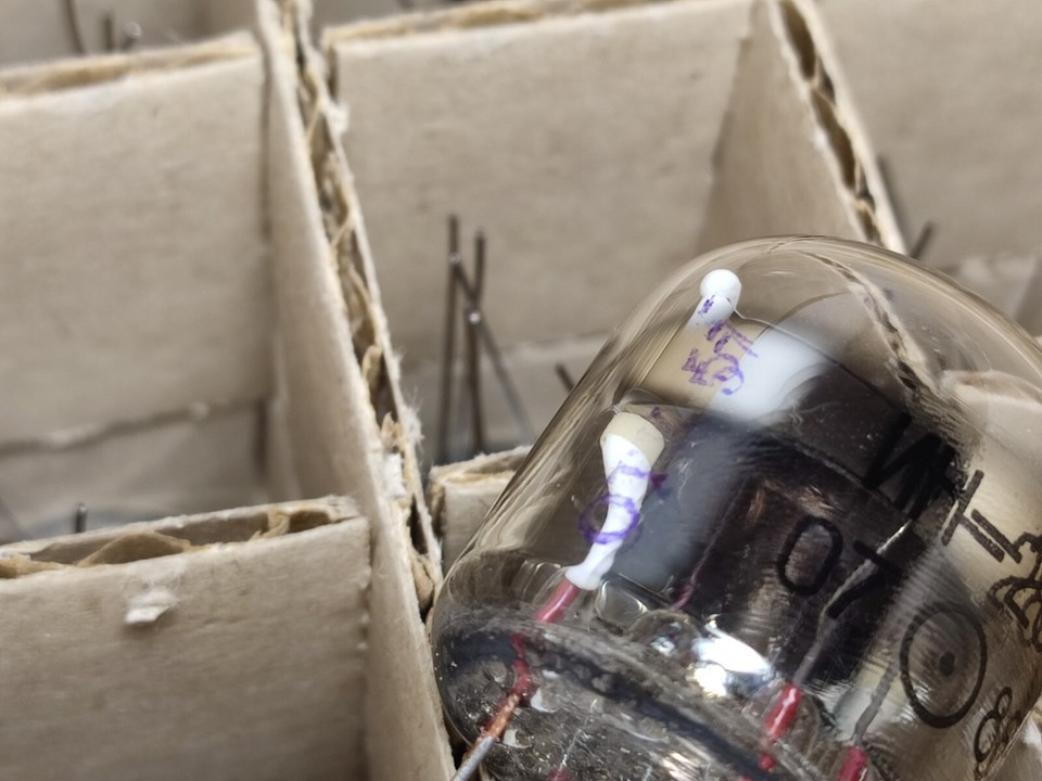 6 pcs lot IN-28 (ИН-28) SOVIET NIXIE MAGIC CAT EYE TUBES / NEVER USED ...