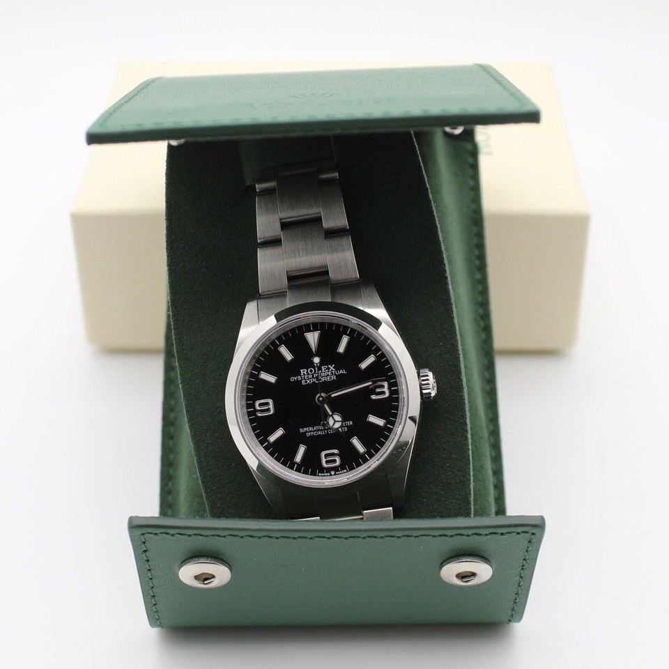BRAND NEW Rolex Watch Leather Travel Case Box Watch Case | eBay