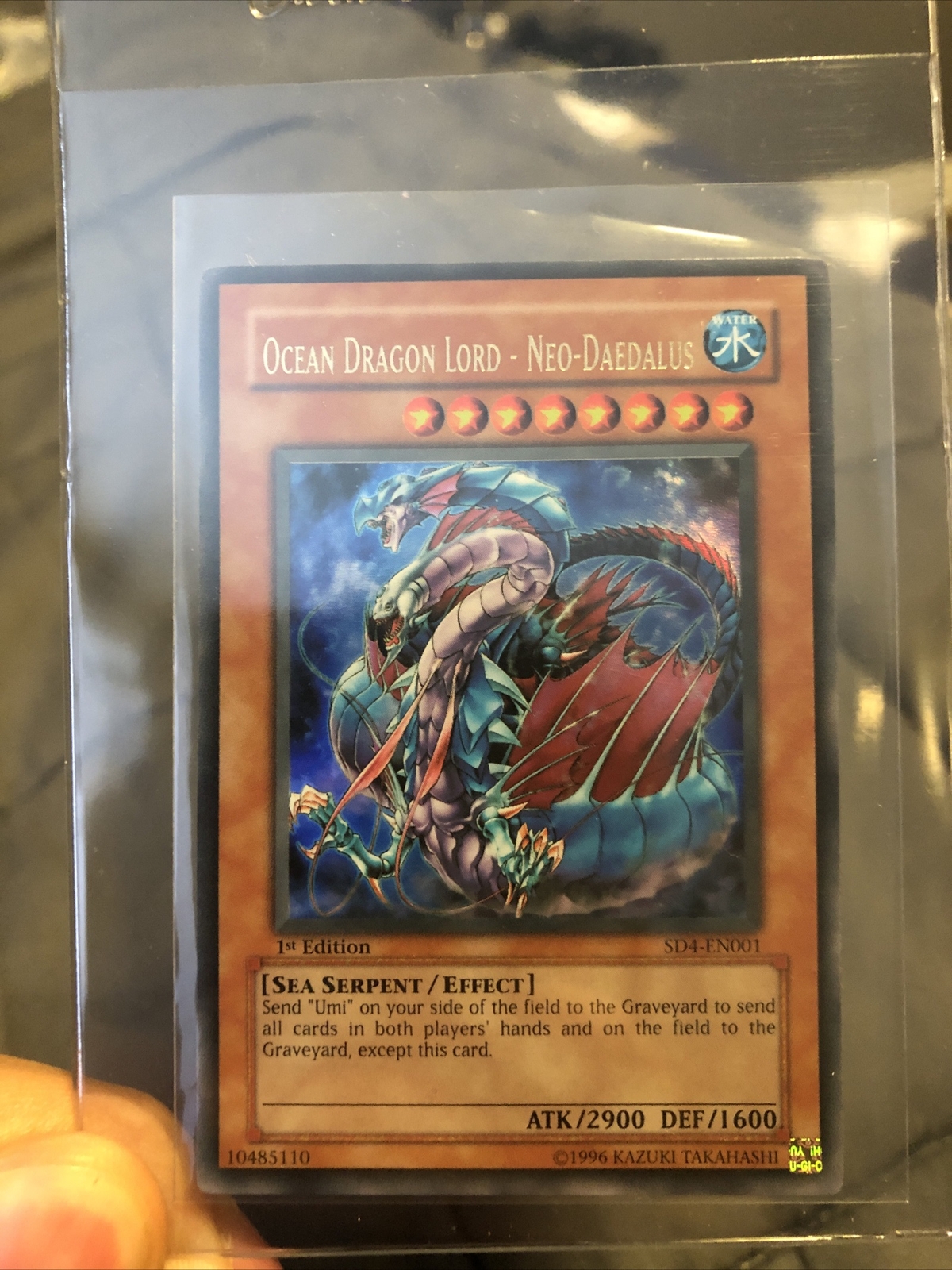 Ocean Dragon Lord-Neo-Daedalus YuGiOh SD4-EN001 1st Edition Ultra Rare ...